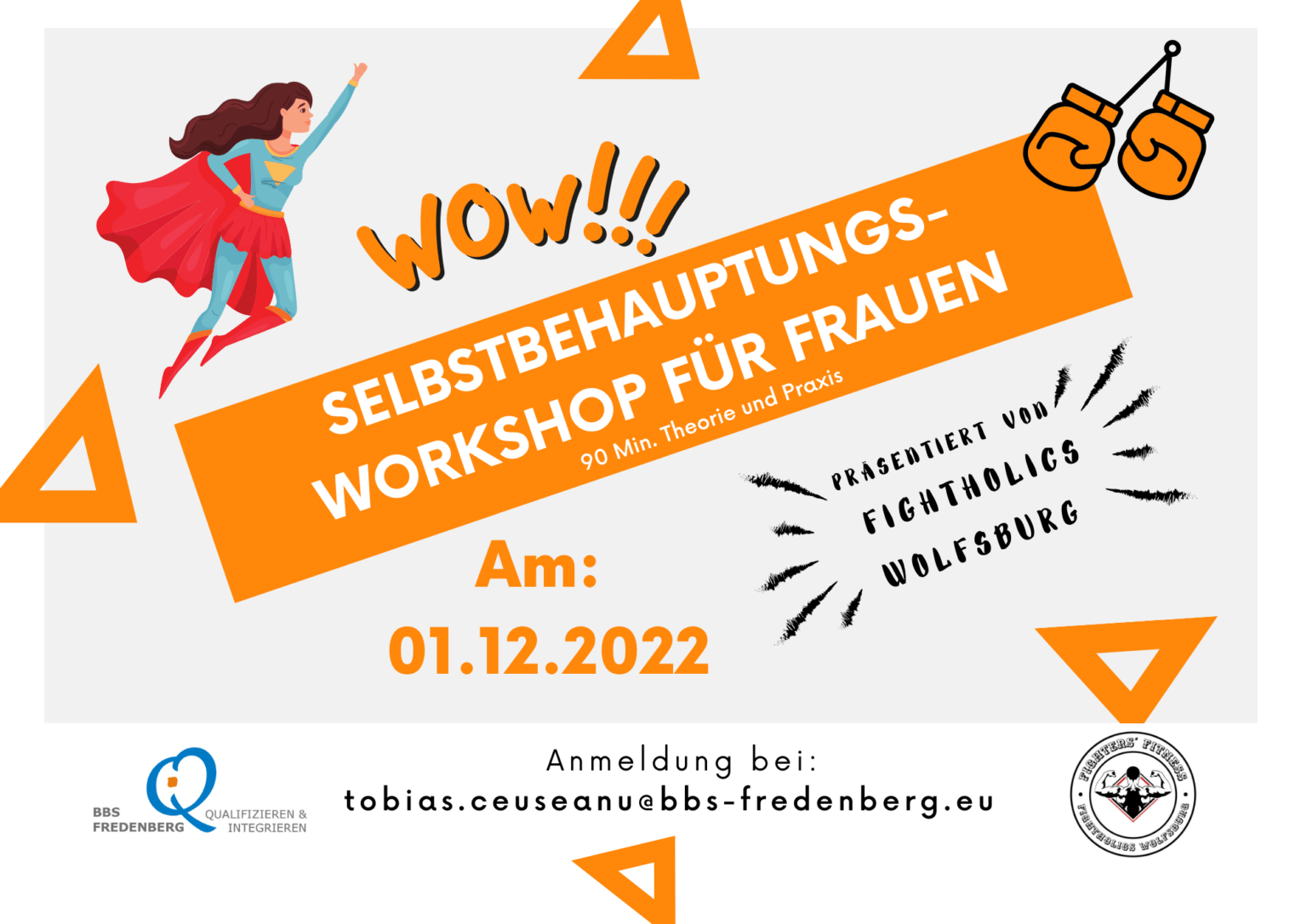 Selbstbehauptungsworkshop für Frauen | Berufsbildende Schulen Fredenberg